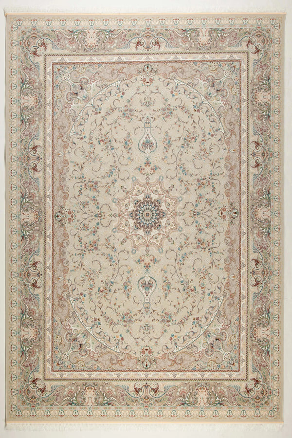 Zennova Carpet Premium Floor Rug - G248 Color CREAM - Classic Machine